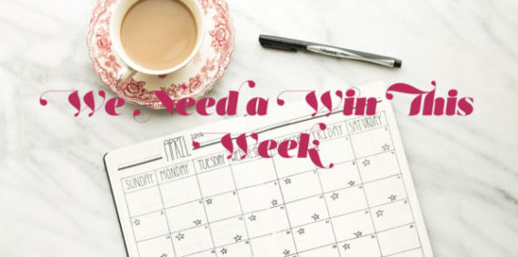 We Need a Win This Week - That's Normal